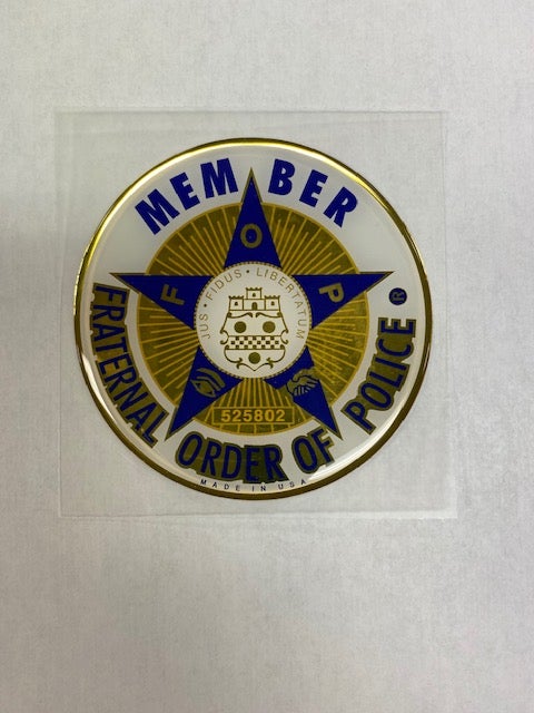 How To Get Fraternal Order Of Police Sticker
